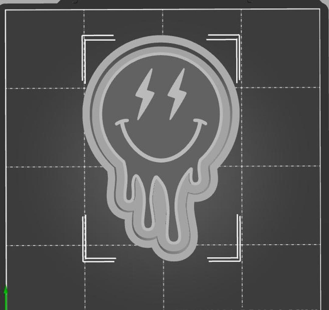 Drippy Smiley Face Freshie STL, Instant Download, STL File Only, 3D ...