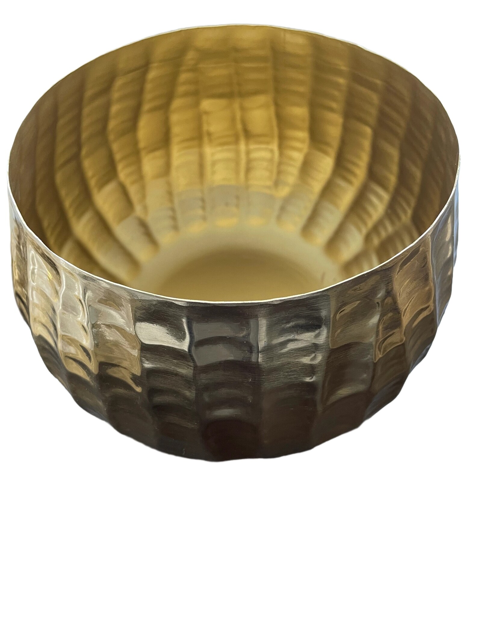 Hammered Bowl for Flower Centerpiece, Small Gold Bowl for Coffee Table ...