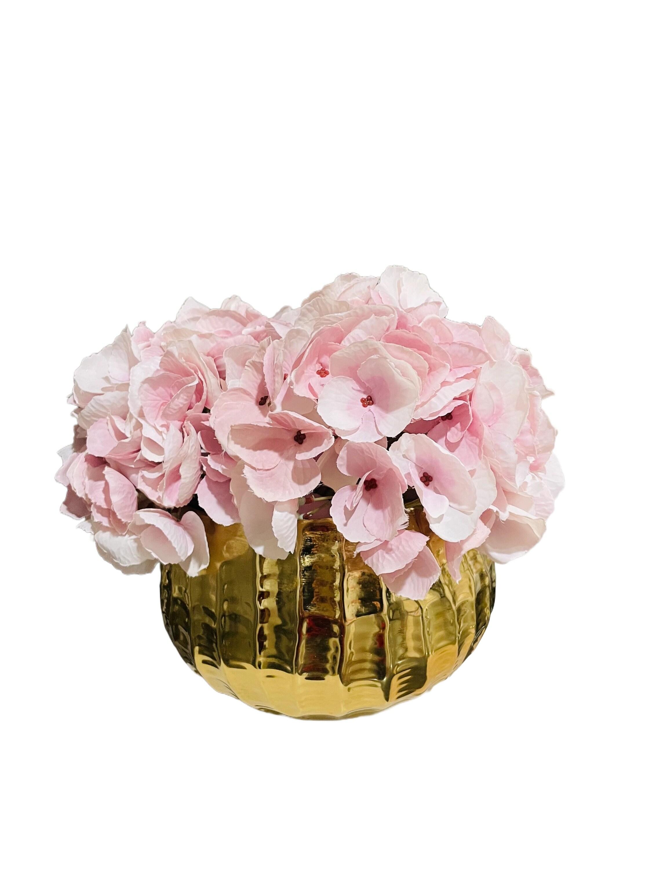 Hammered Bowl for Flower Centerpiece, Small Gold Bowl for Coffee Table ...