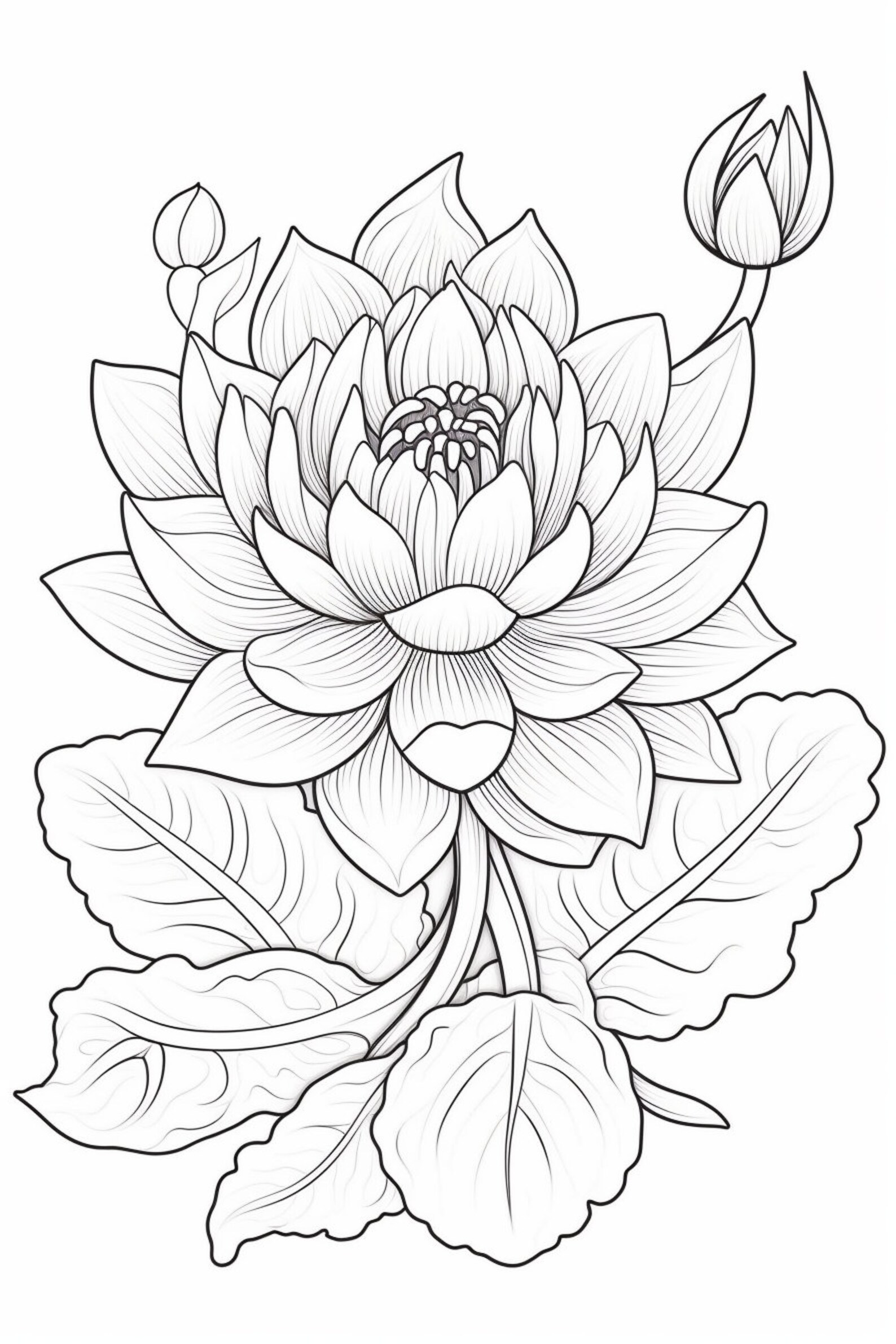 100 PAGES Adult Coloring Pages, Adult Coloring Book Digital Download ...