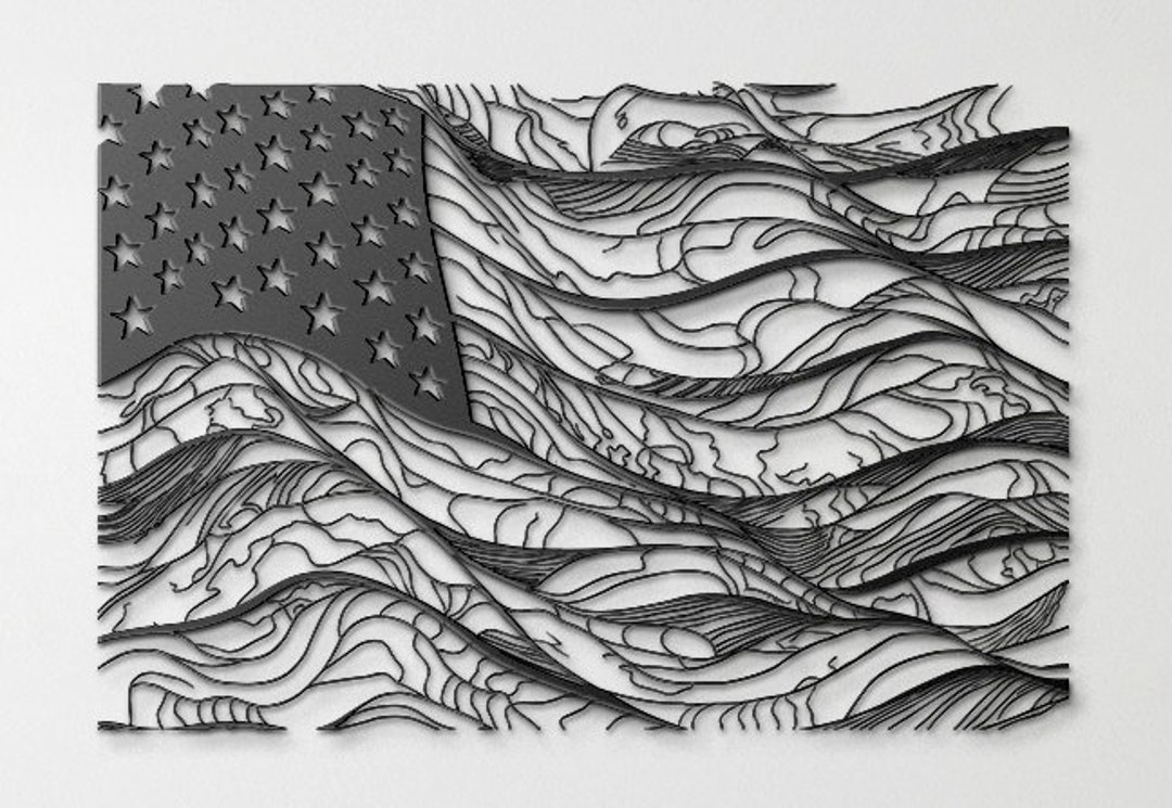 Metal American Flag Man Cave Steel Flag Usa Flag Metal - Etsy