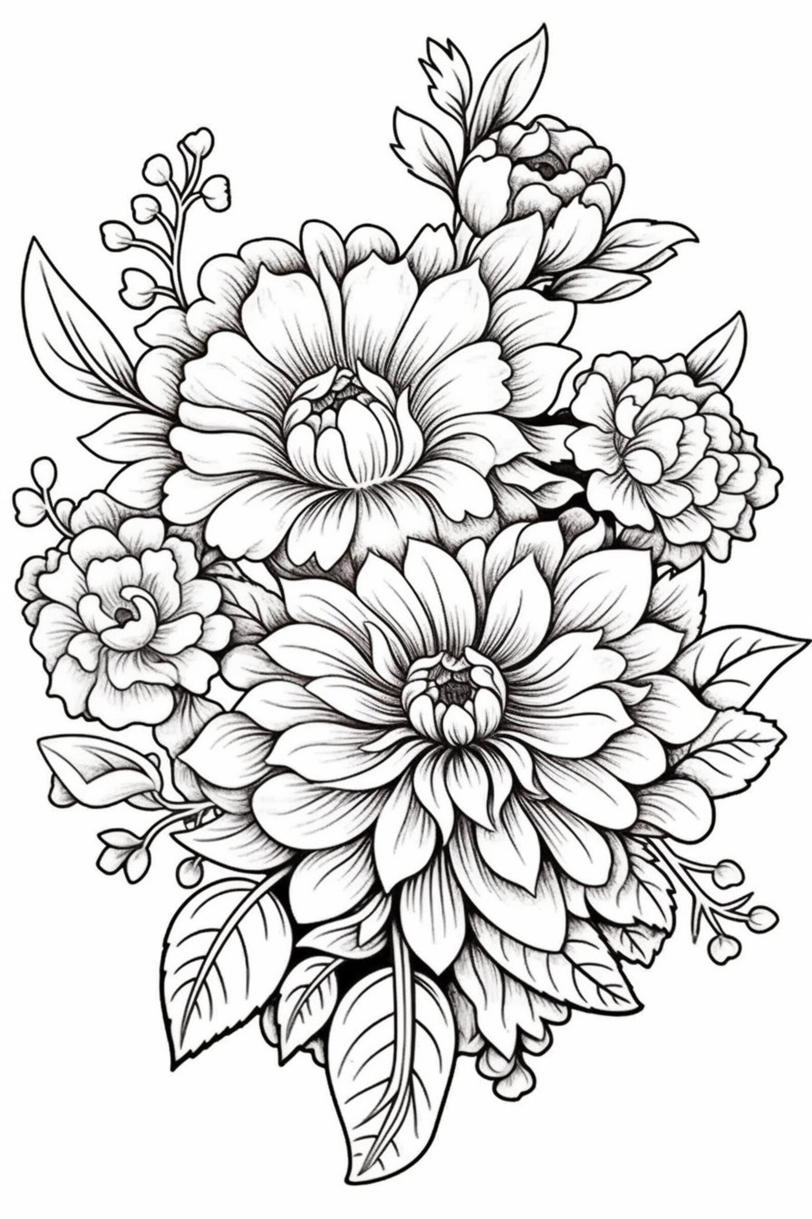 100 PAGES Adult Coloring Pages Adult Coloring Book Digital Download 100 PAGES Adult Coloring Pages Adult Coloring Book Digital Download
