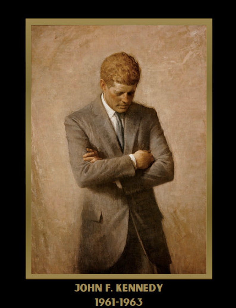 U.S. Presidents' Portrait Printable Posters (UPDATED 2025), Instant ...