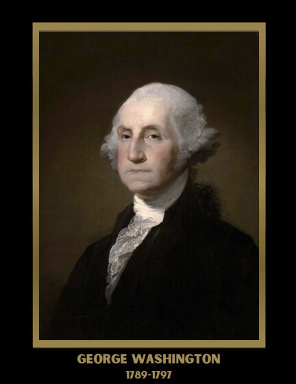 U.S. Presidents' Portrait Printable Posters (UPDATED 2025), Instant ...