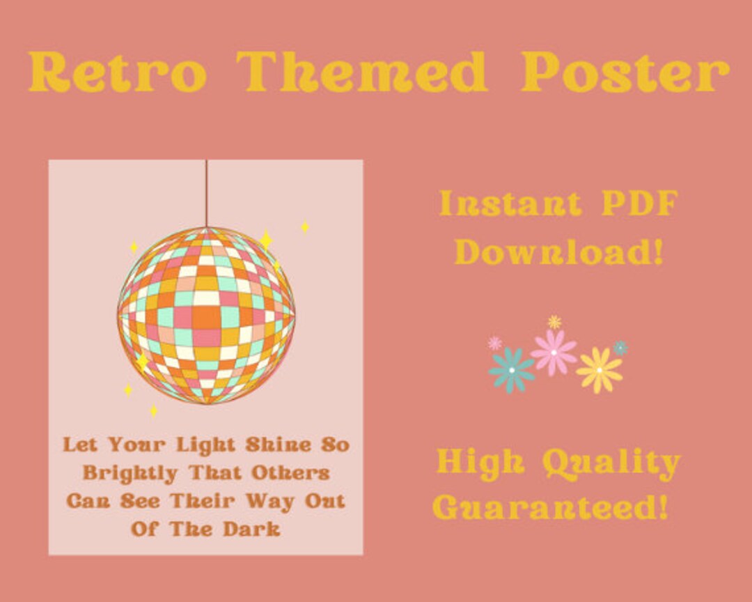 Retro Styled Poster for Classrooms, Educational Poster for School ...