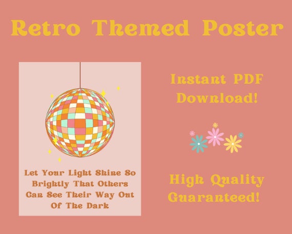 Retro Styled Poster for Classrooms, Educational Poster for School ...