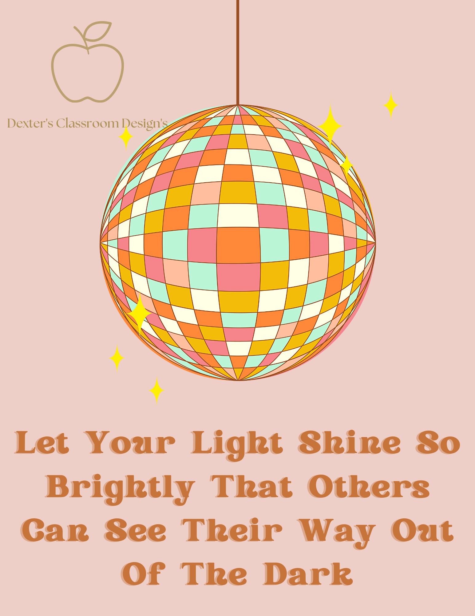 Groovy Classroom Poster Bundle, Educational Retro Banner Set for School ...