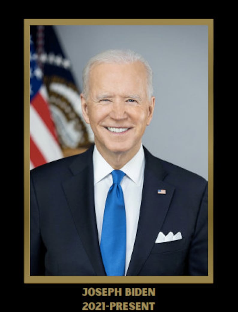 U S Presidents Portrait Printable Posters Updated 2021 Instant