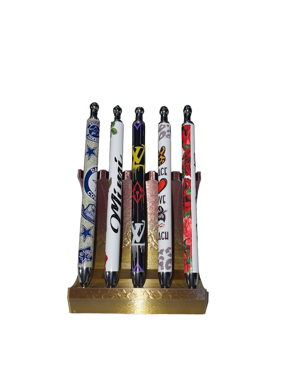 3D Five Pen Holder and Display Pen Display, Vendor Booth Displays ...