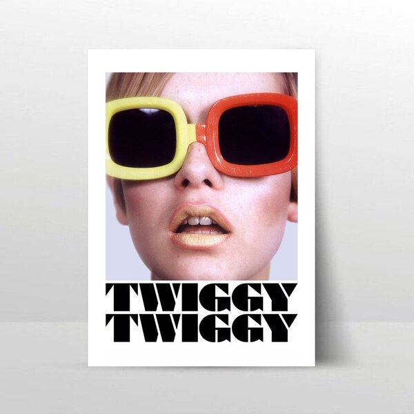 Twiggy Poster - Etsy