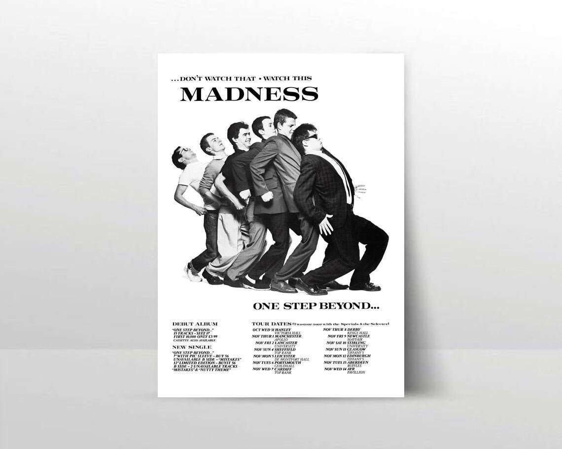 Madness One Step Beyond Poster A3 Poster - Etsy