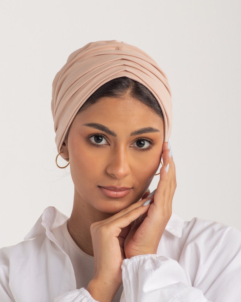 100% Cotton Pre-tied Instant Turban Head Wrap for Women - Etsy