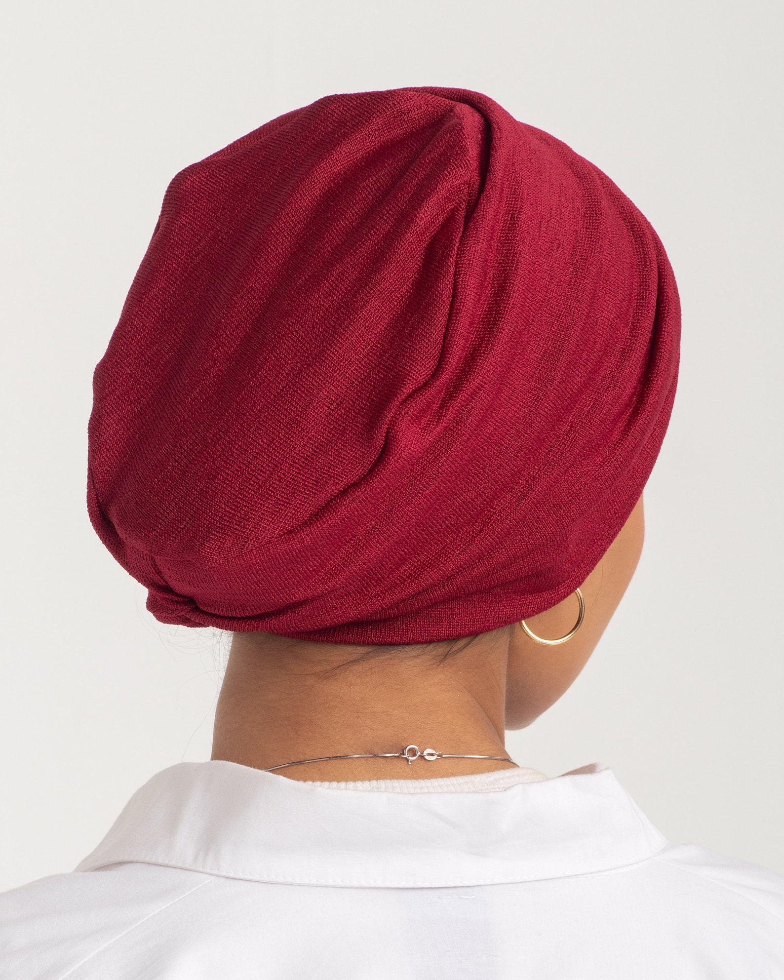 Pre-tied Instant Turban Head Wrap for Women, Comfortable Stretchy ...
