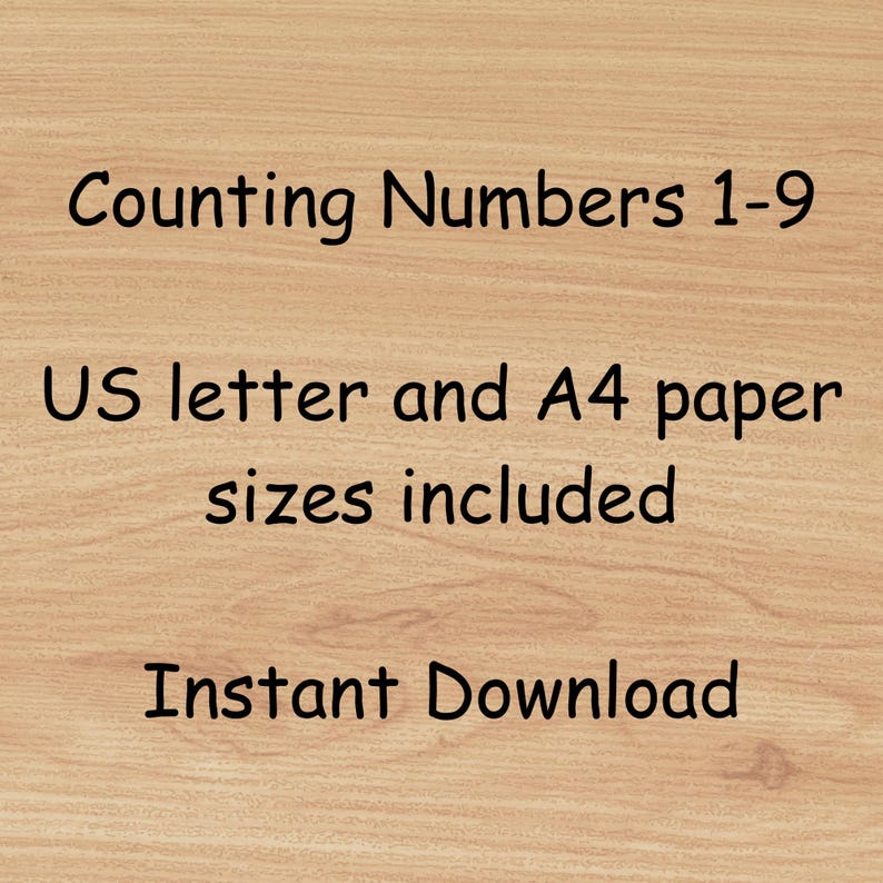 Counting Fruit Printable, Fruit Counting Math Activities, 10 Digital ...