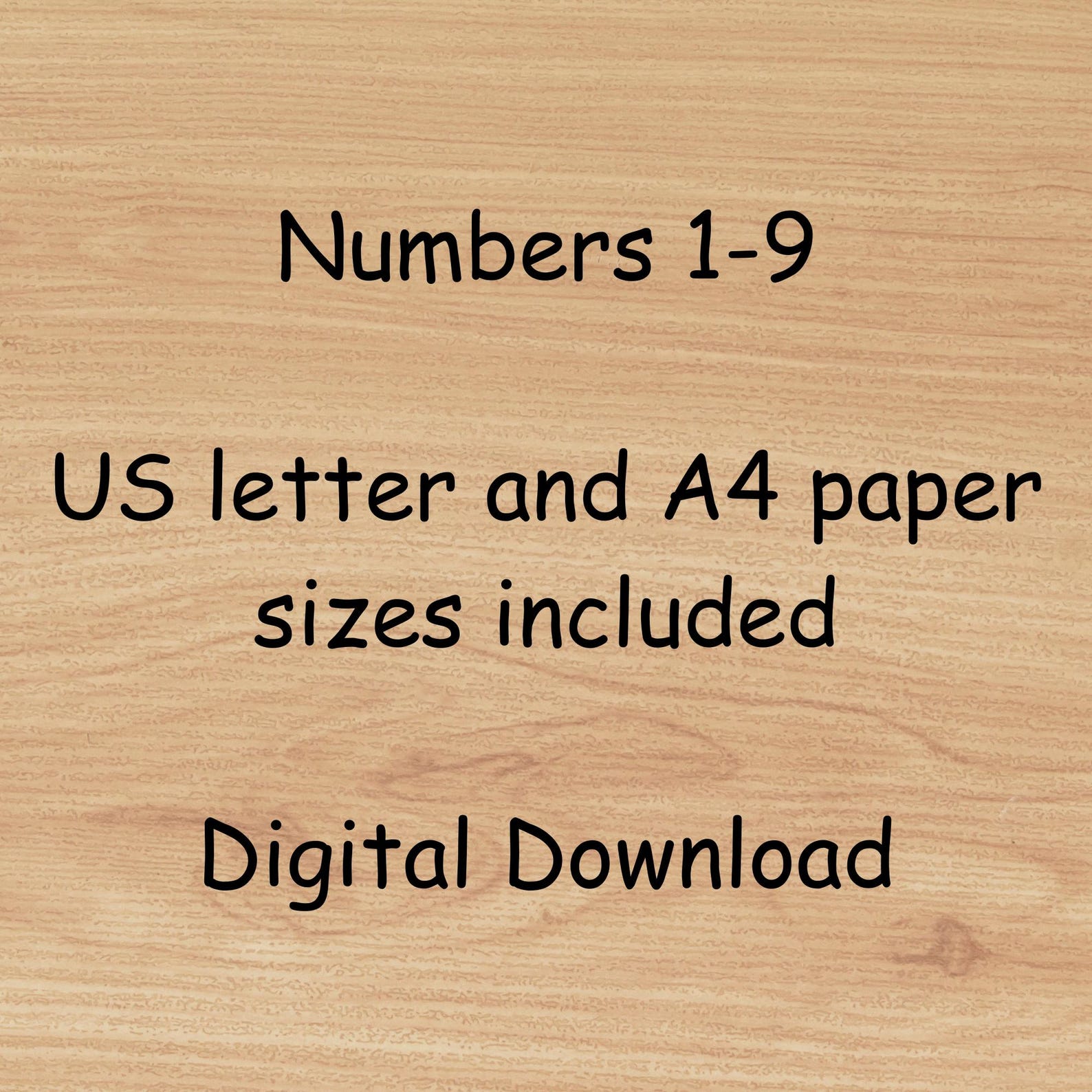Numbers 1-9 Worksheets, 27 Digital Sheets, Ages 4-7 - Etsy