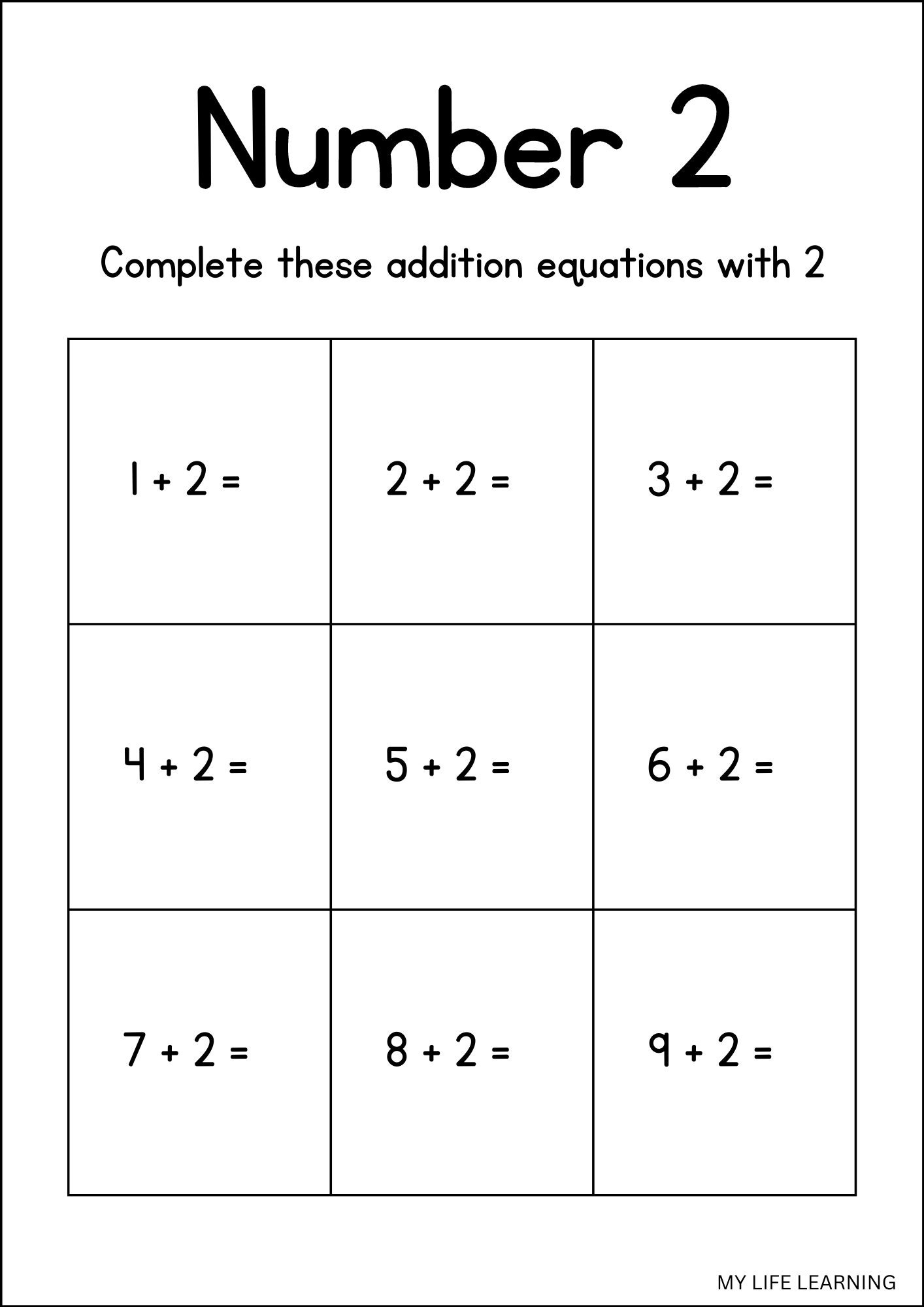 Numbers 1-9 Worksheets, 27 Digital Sheets, Ages 4-7 - Etsy