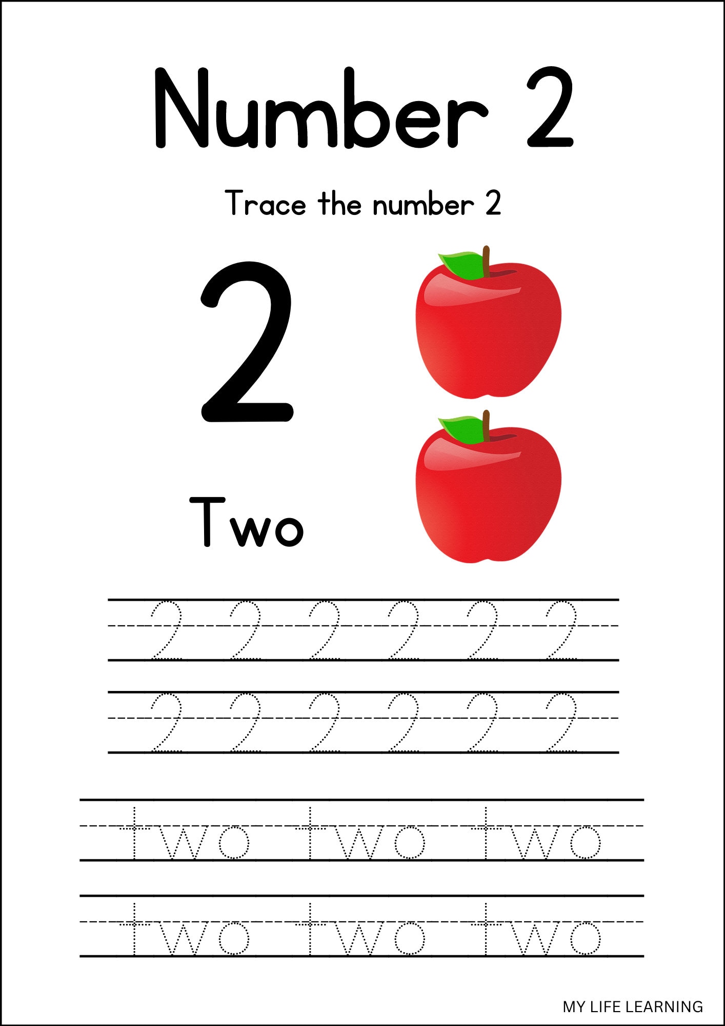 Numbers 1-9 Worksheets, 27 Digital Sheets, Ages 4-7 - Etsy