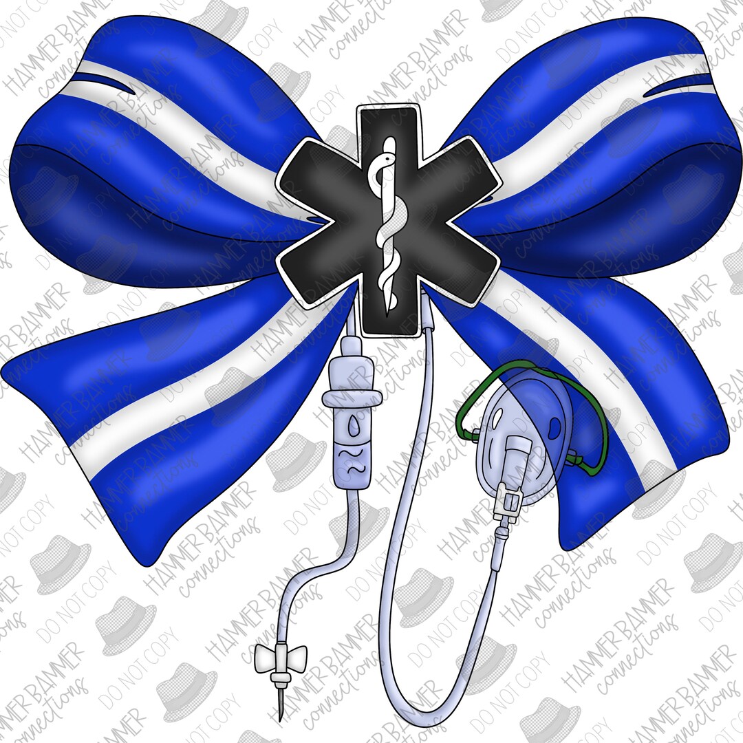Paramedic Coquette Bow, Digital Design, Png, Sublimation, Dtf - Etsy