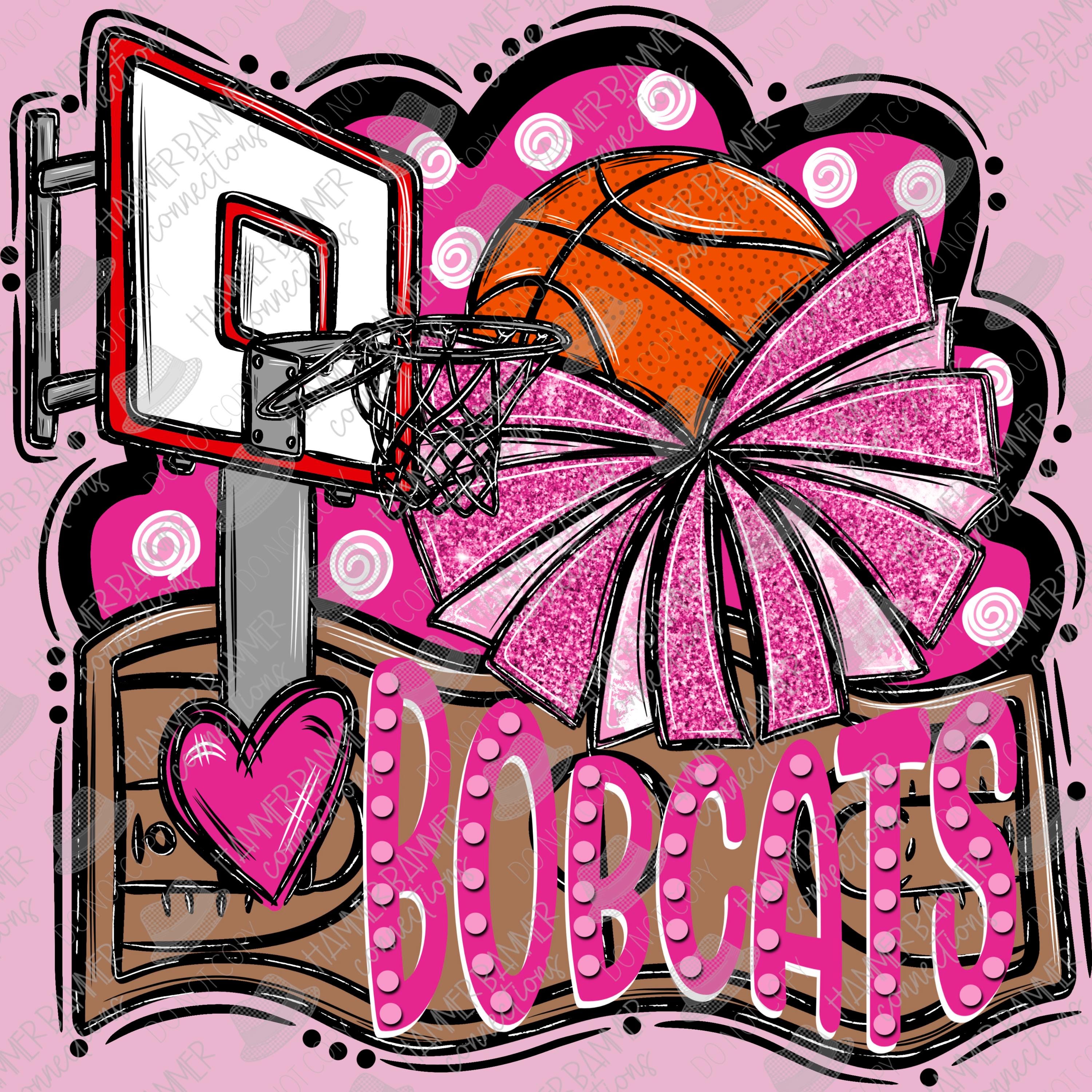 Pink Out, Bobcats, Mascot, Breast Cancer Awareness, October, Basketball ...