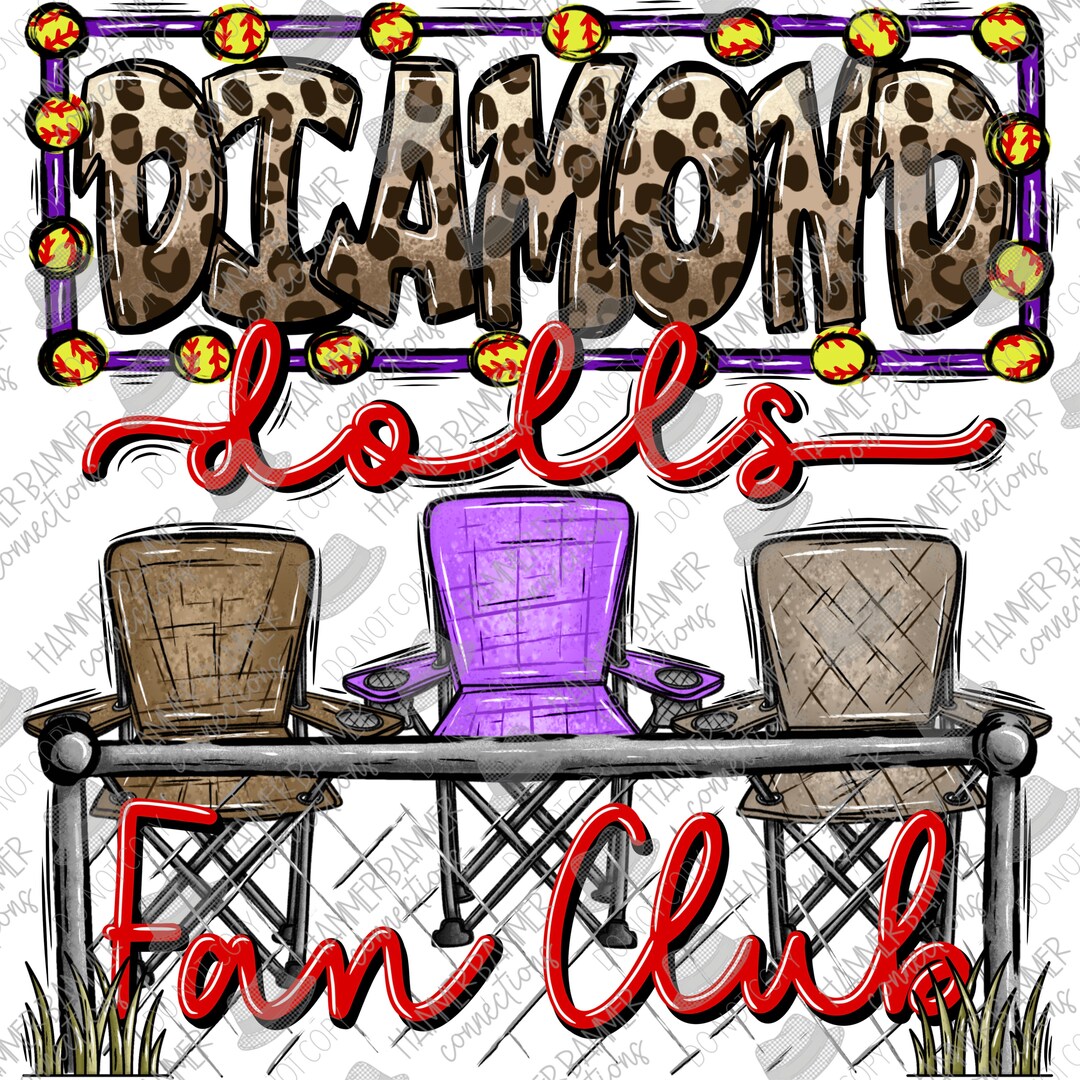 Diamond Dolls Fan Club Purple, Digital Design, Png, Sublimation, Dtf - Etsy