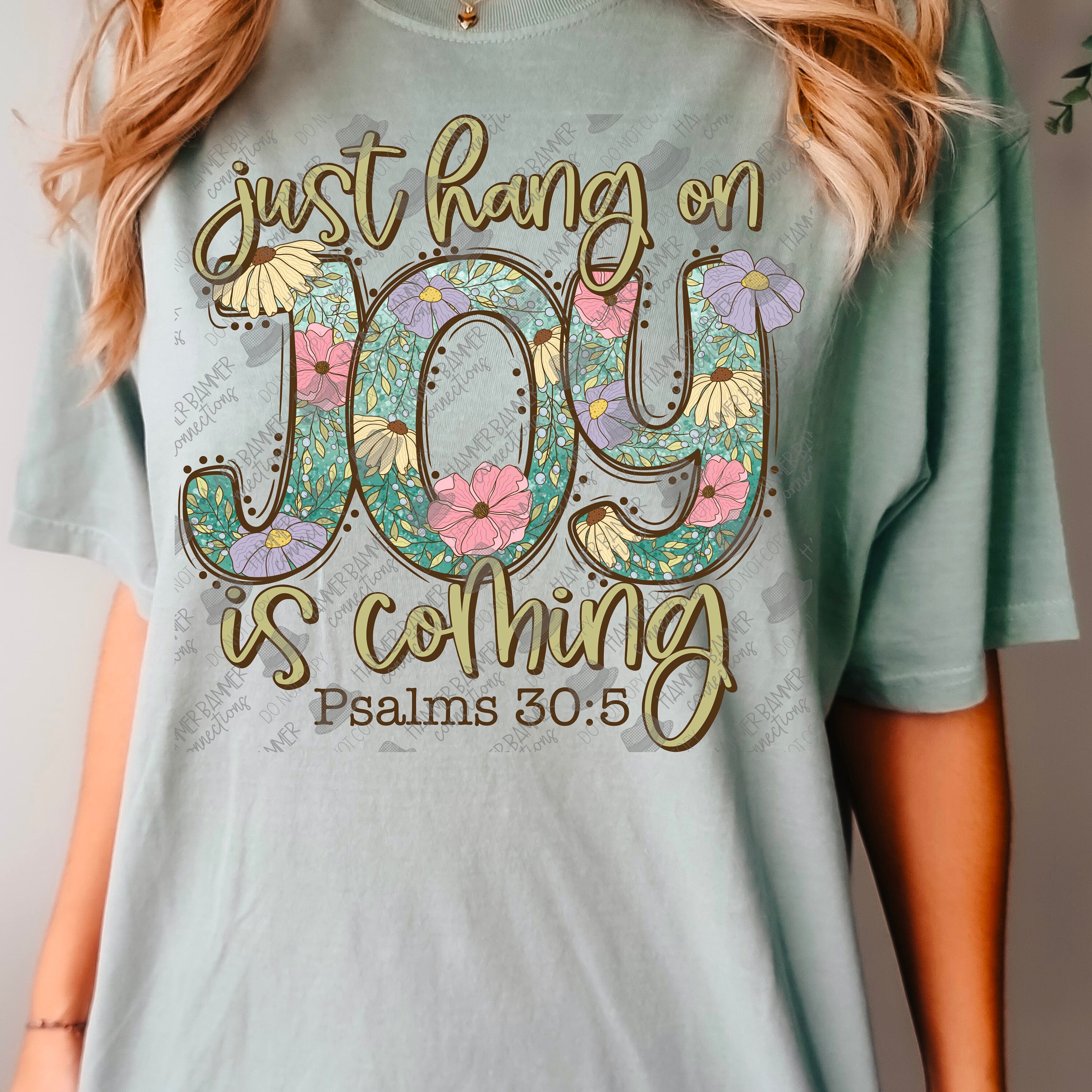 Just Hang On, Joy is Coming, Digital Design, Png, Sublimation, Dtf - Etsy
