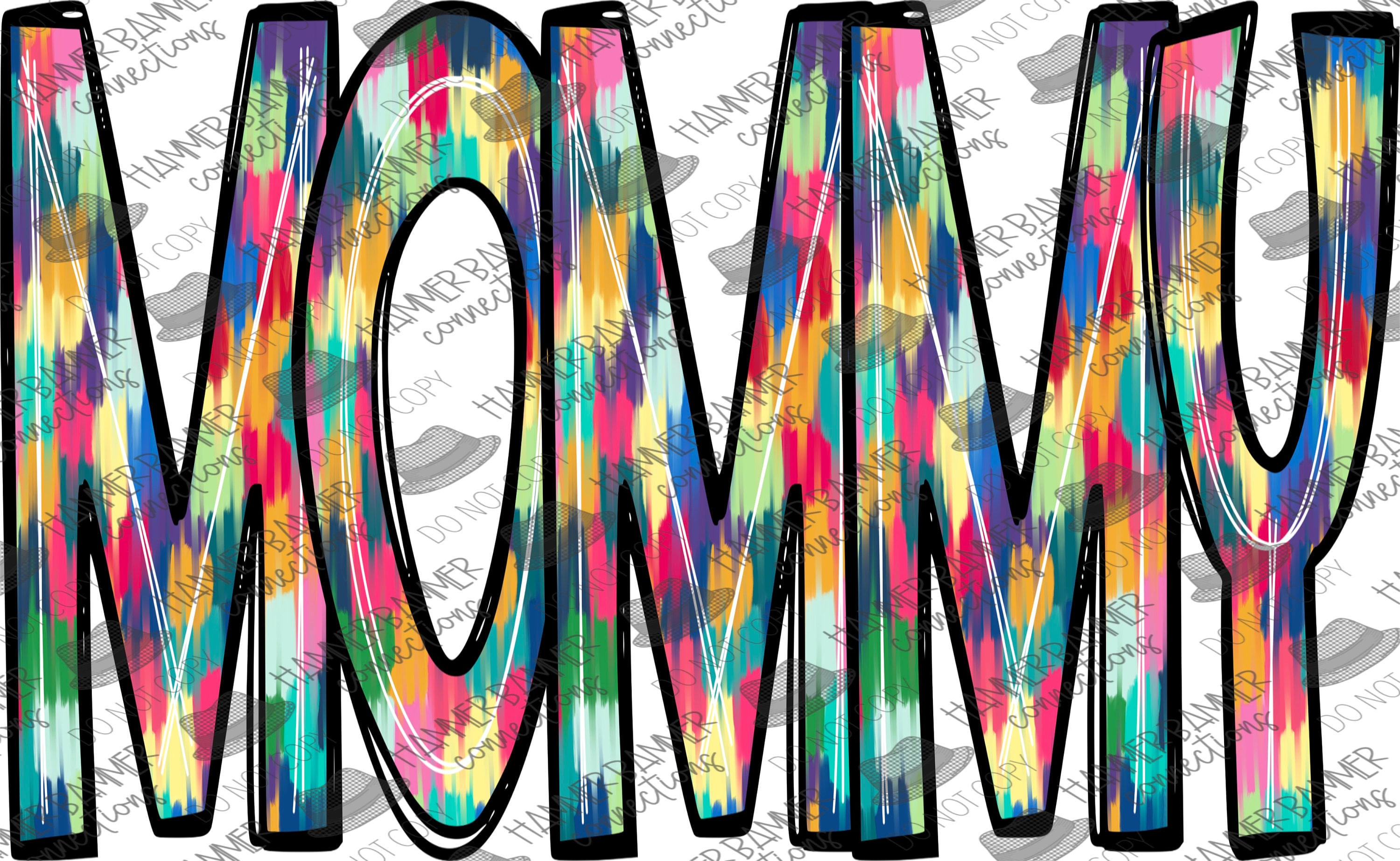 MOMMY Streaky Paint, Digital, Design, Png, Sublimation, Dtf, Mothers ...