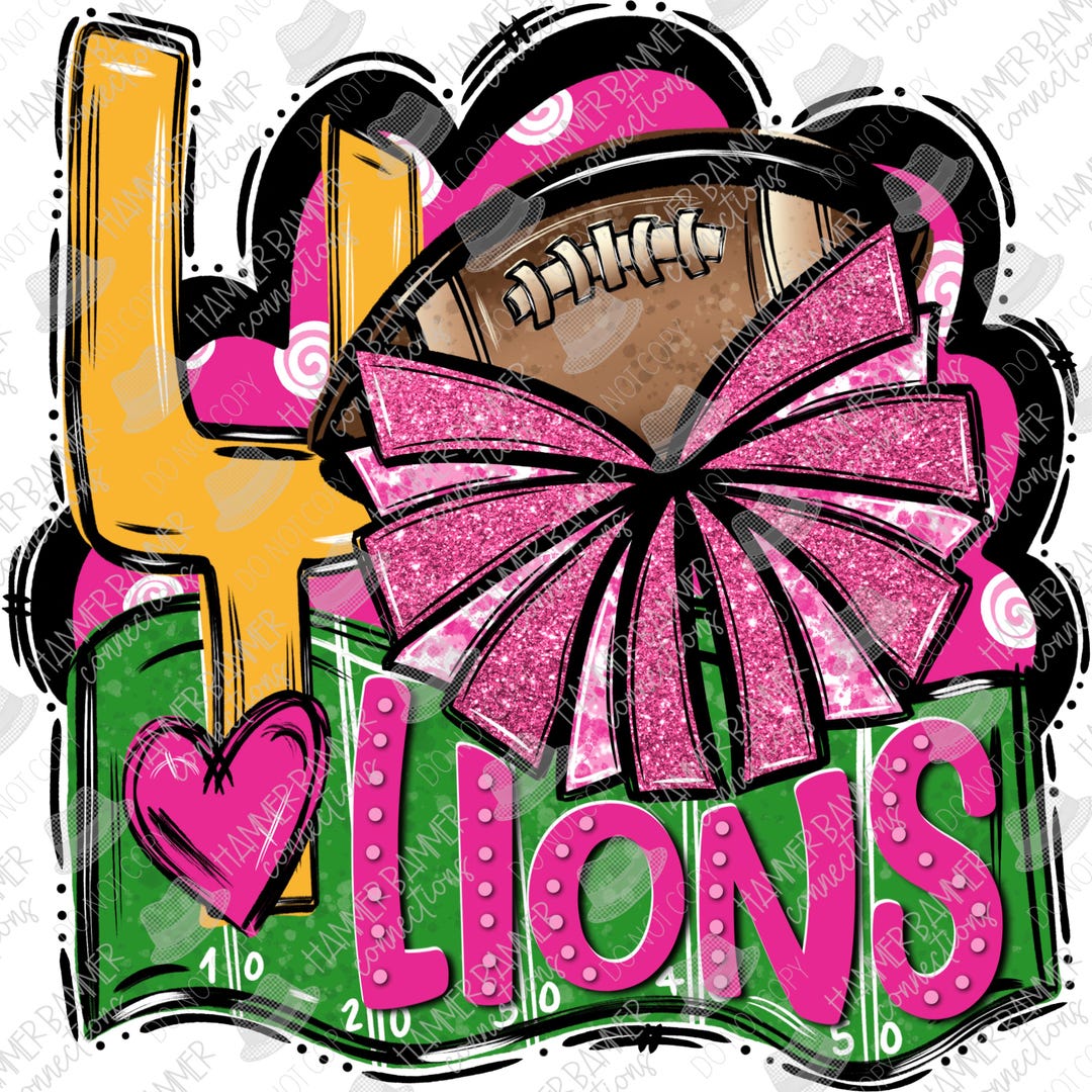 Pink Out, Lions, Mascot, Breast Cancer Awareness, October, Football ...