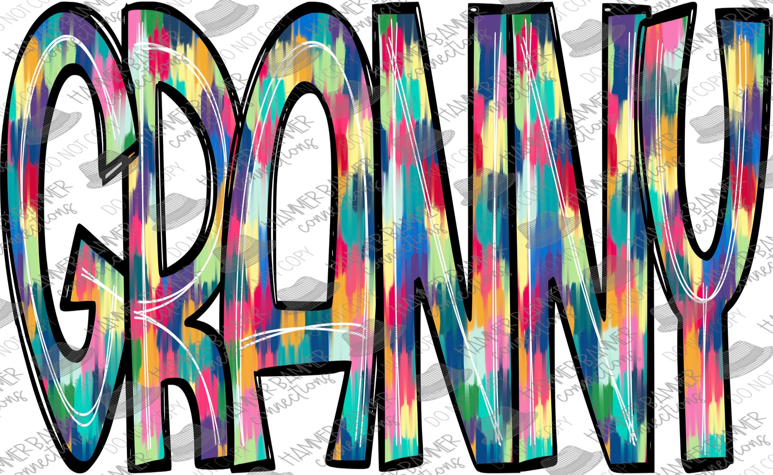 Granny Streaky Paint, Digital Design, Png, Sublimation, Dtf - Etsy