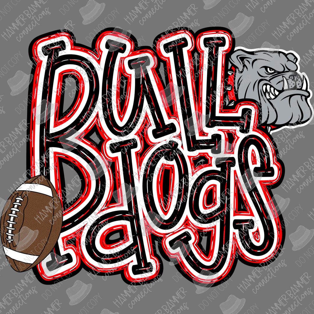 Bulldogs, Design, Png, Sublimation, Dtf, Football, Mascot - Etsy