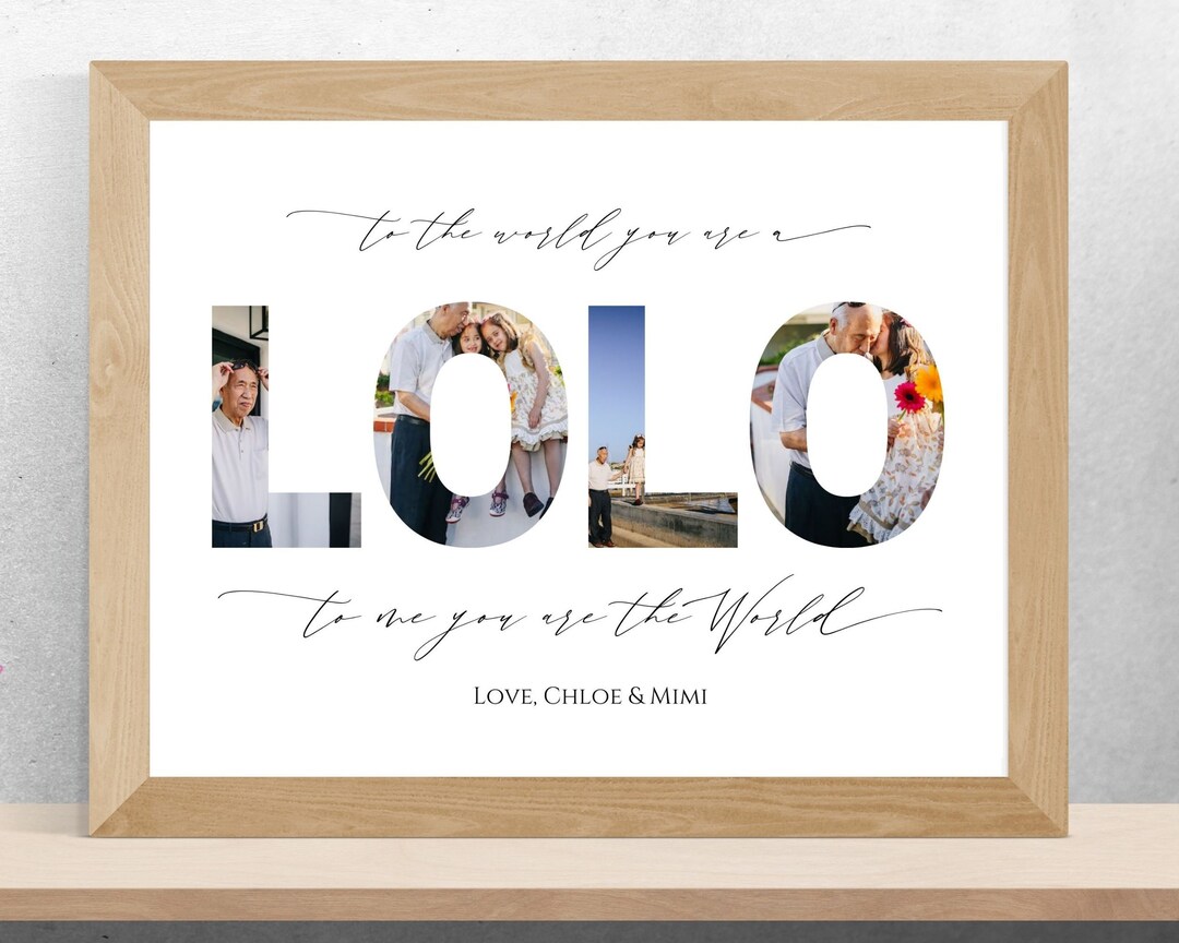 Father's Day Gift Idea for Lolo Custom Print Photo Digital Download ...