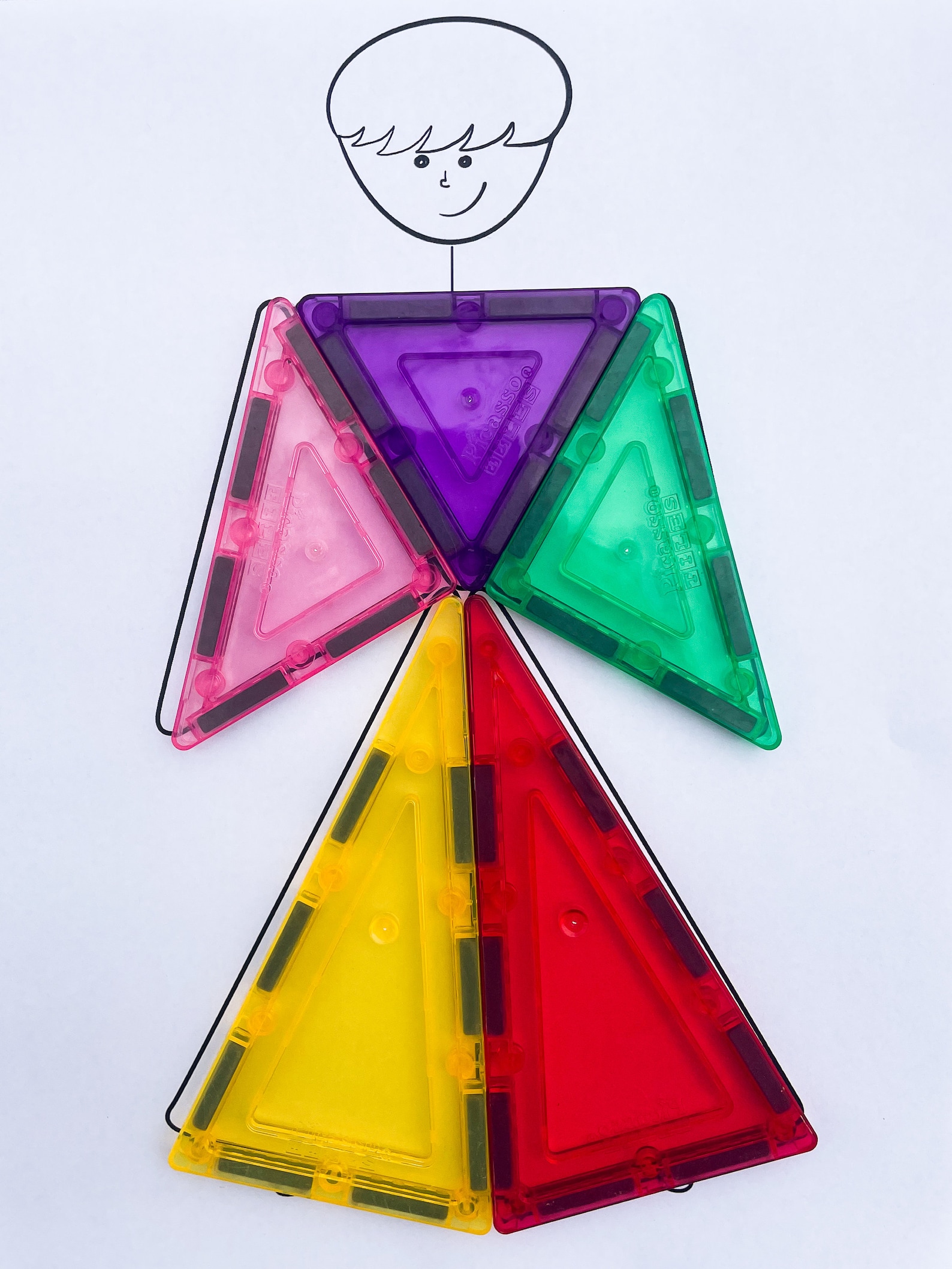 Magnetic Tile Dress Up - Etsy