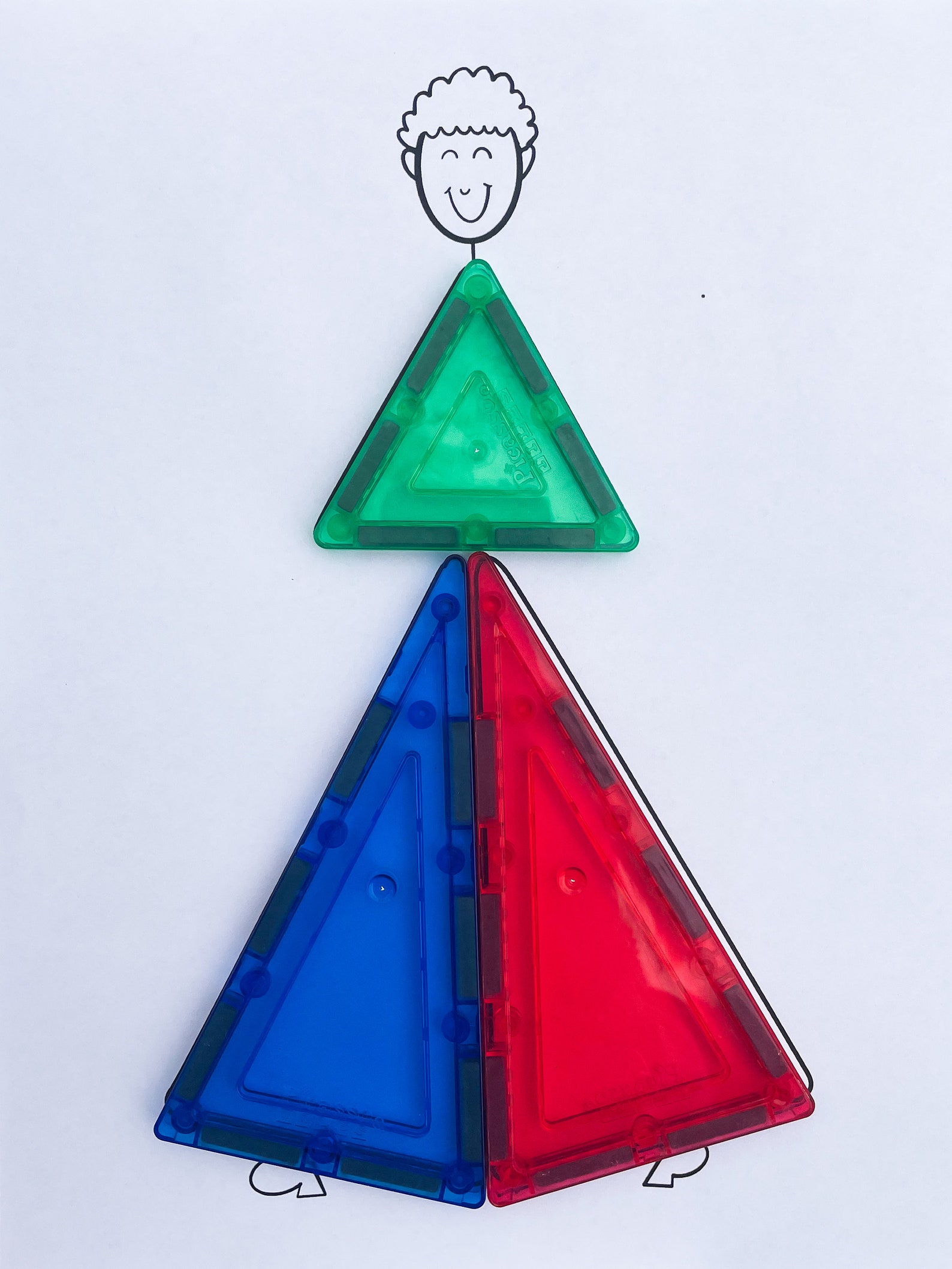 Magnetic Tile Dress Up - Etsy