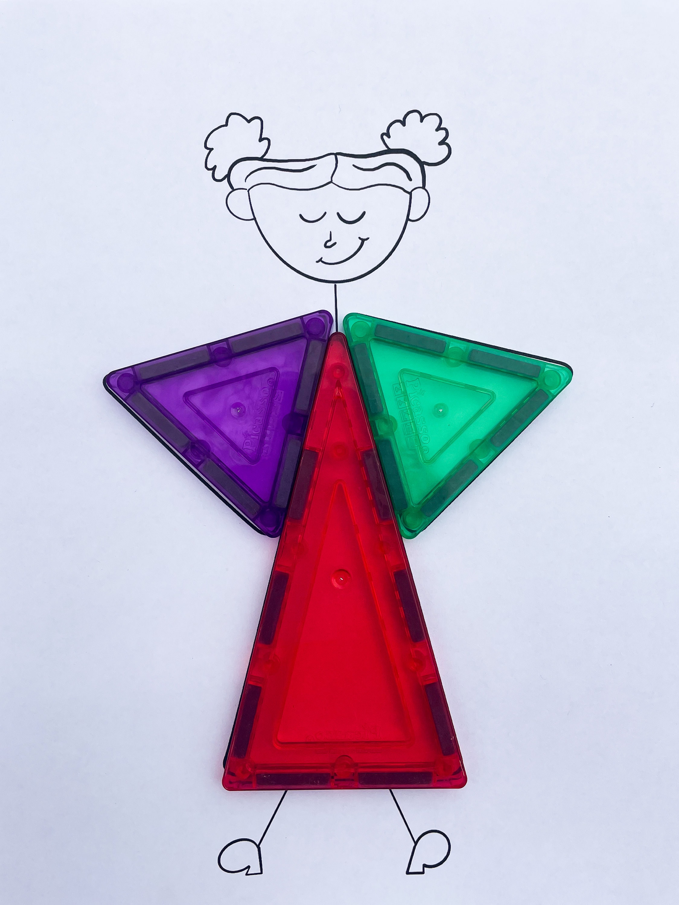 Magnetic Tile Dress Up - Etsy