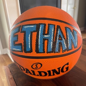 Personalized Standard Size Basketball Custom Hand Painted Basketball ...