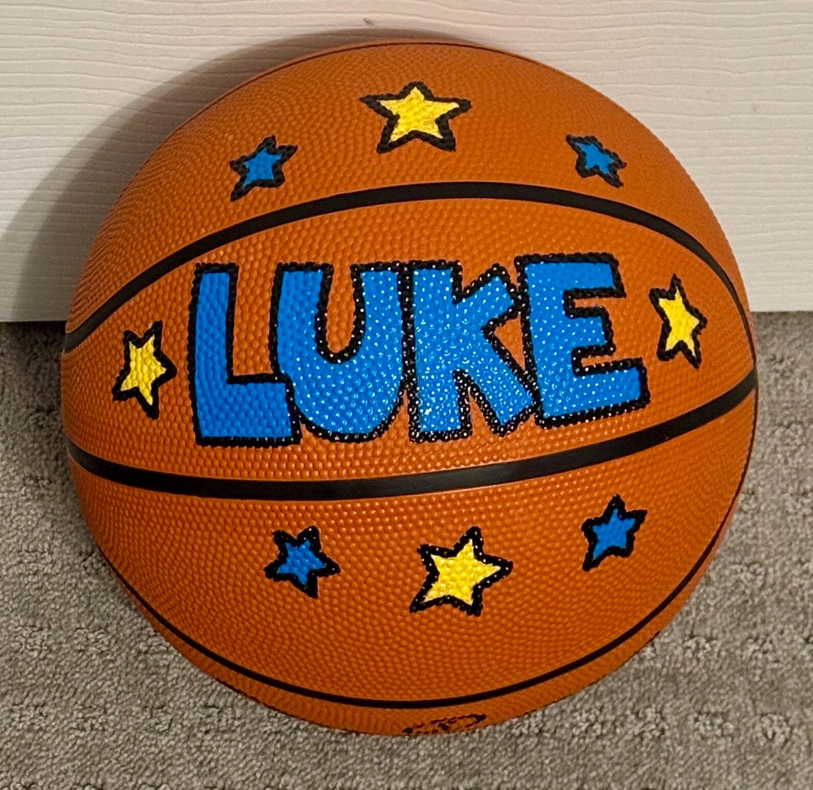 Custom Standard Size Basketball Personalized Hand Painted Basketball ...
