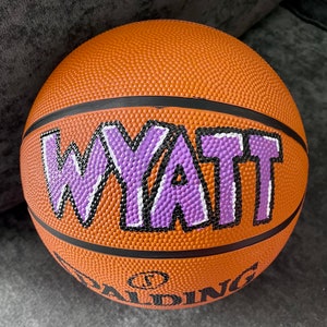 Personalized Standard Size Basketball Custom Hand Painted Basketball ...