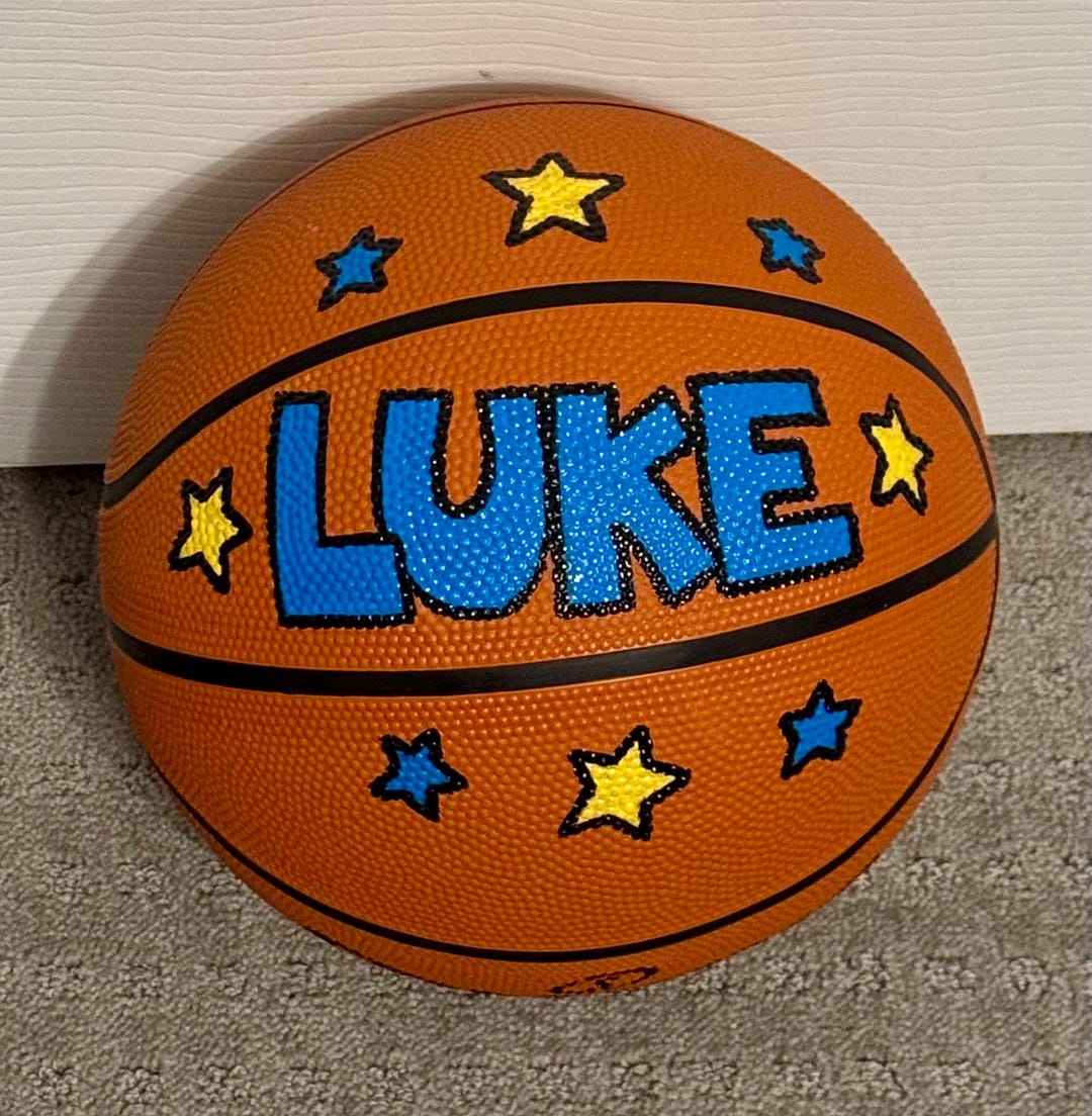Custom Standard Size Basketball Personalized Hand Painted Basketball - Etsy