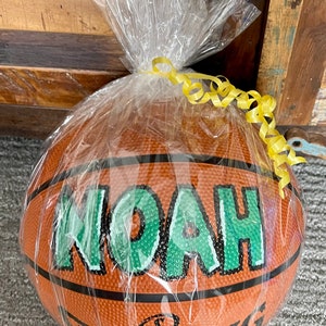 Personalized Standard Size Basketball Custom Hand Painted Basketball ...