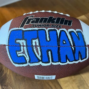 Personalized Football Custom Handpainted Football Name - Etsy