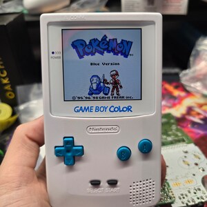 Custom White Gameboy Color Backlit IPS - Etsy