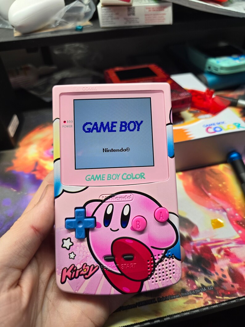 UV Printed Kirby Gameboy Color Backlit IPS OSD - Etsy