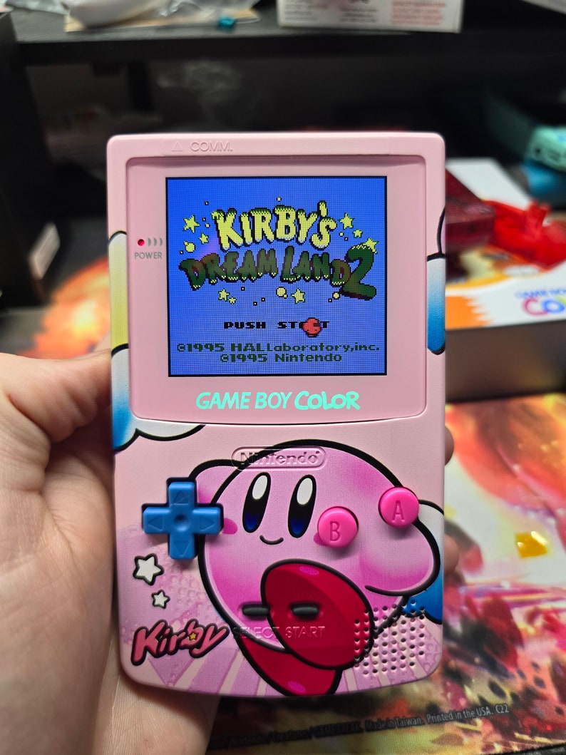 UV Printed Kirby Gameboy Color Backlit IPS OSD - Etsy