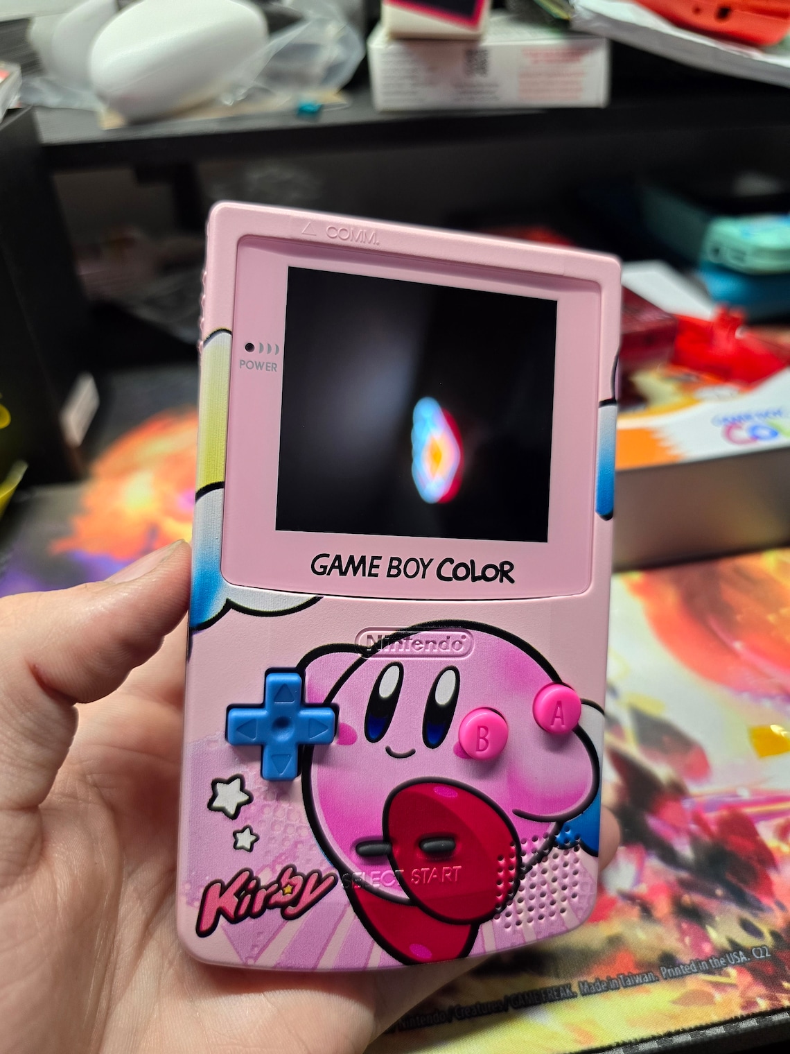 UV Printed Kirby Gameboy Color Backlit IPS OSD - Etsy