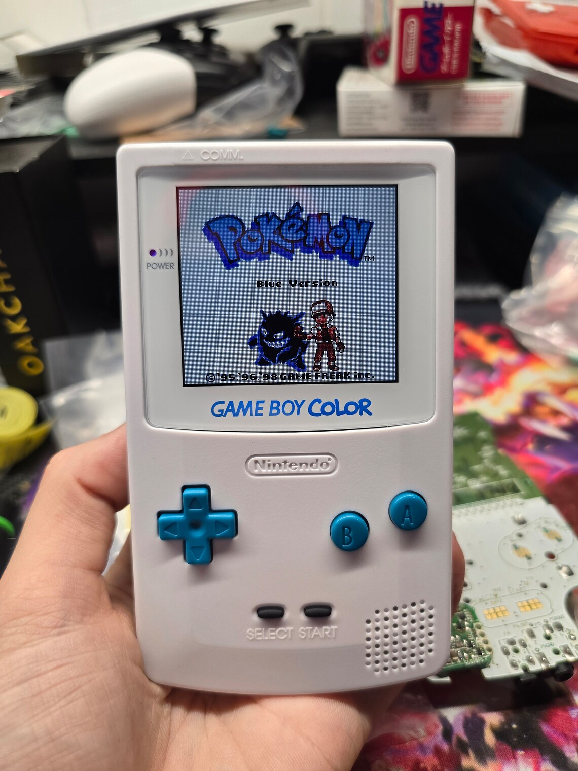 Custom White Gameboy Color Backlit IPS - Etsy