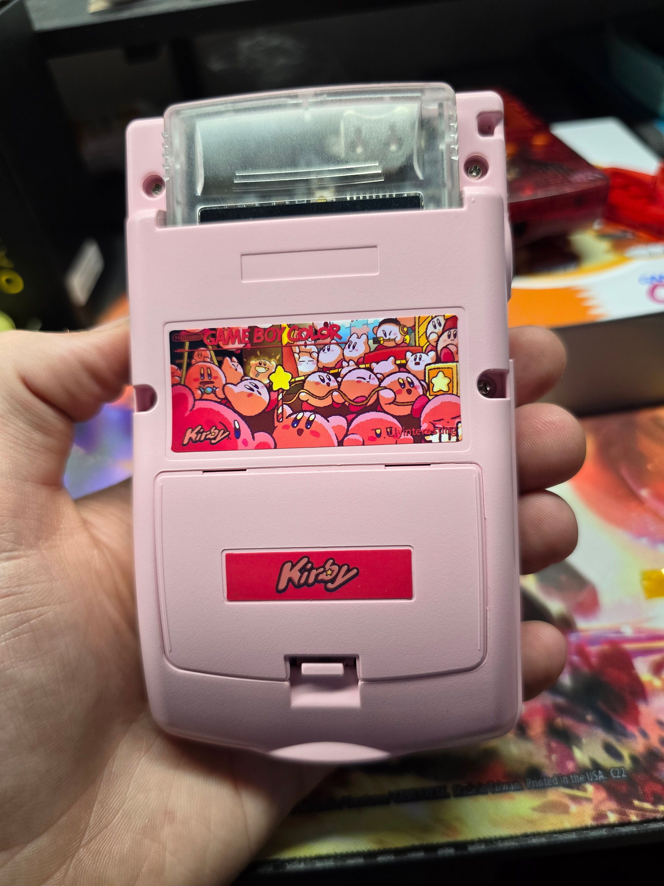 UV Printed Kirby Gameboy Color Backlit IPS OSD - Etsy