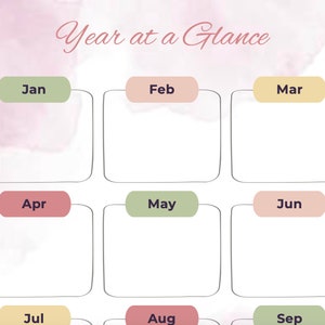 2024 Printable Planner Yearly Monthly Weekly and Daily - Etsy