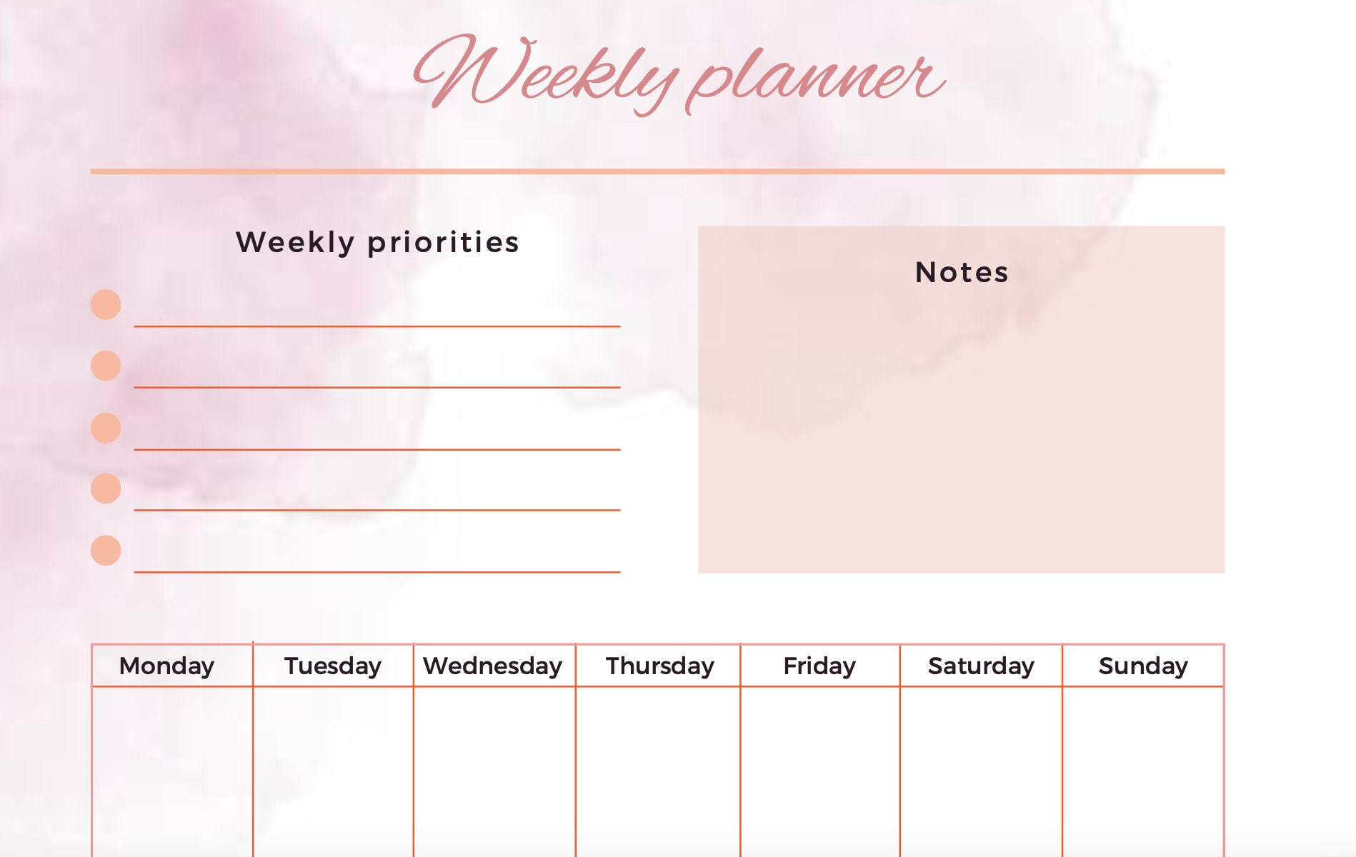 2024 Printable Planner Yearly Monthly Weekly and Daily - Etsy