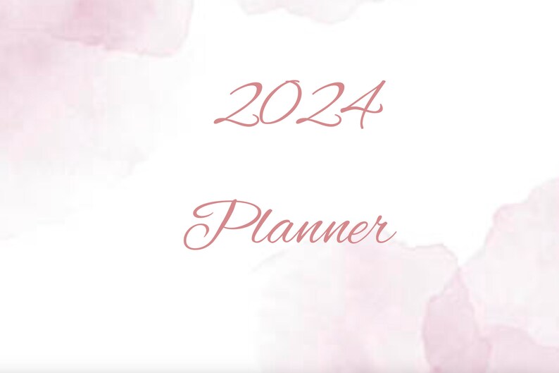 2024 Printable Planner Yearly Monthly Weekly and Daily - Etsy