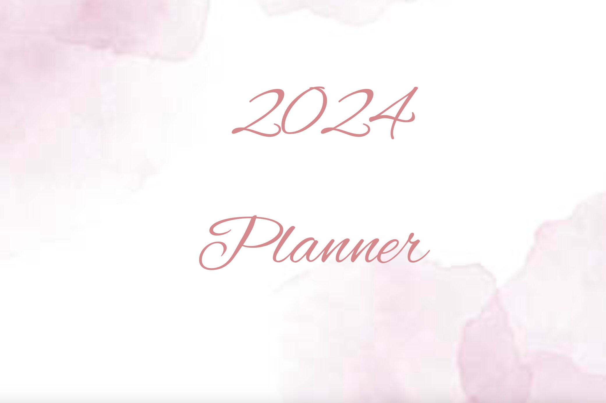 2024 Printable Planner Yearly Monthly Weekly and Daily - Etsy