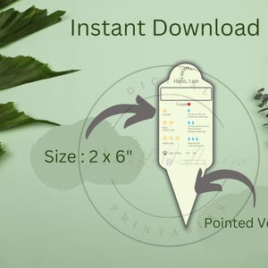 Printable Plant Care Tags - Home Gardening Organizer Labels, Houseplant ...